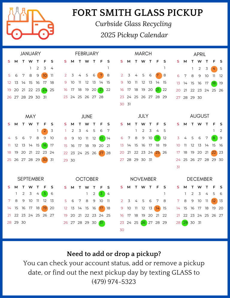 Calendar – Fort Smith Glass Pickup